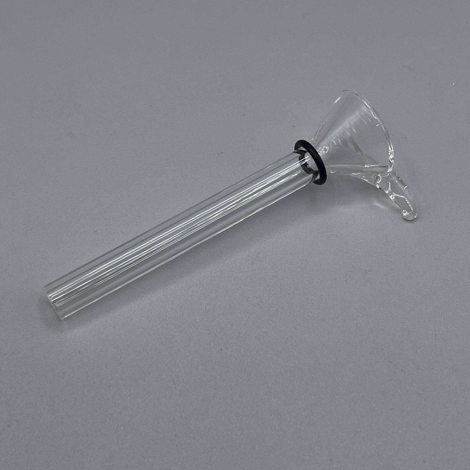 9mm Glass Downstem Water Pipe Bong Slide Adapter Clear Replacement 2.5 ...