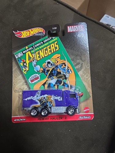 Marvel Avengers Taskmaster Hiway Hauler 2 purple Hot Wheels Premium ...