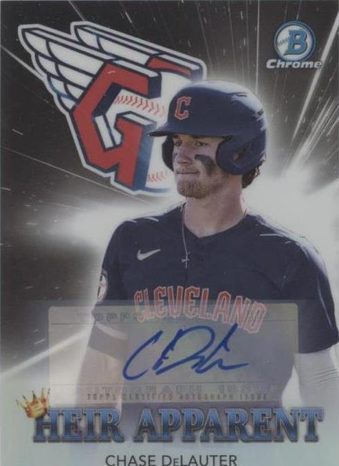 2022 Bowman Draft - Heir Apparent Chase Delauter #HA-13 Autographs /99 ...
