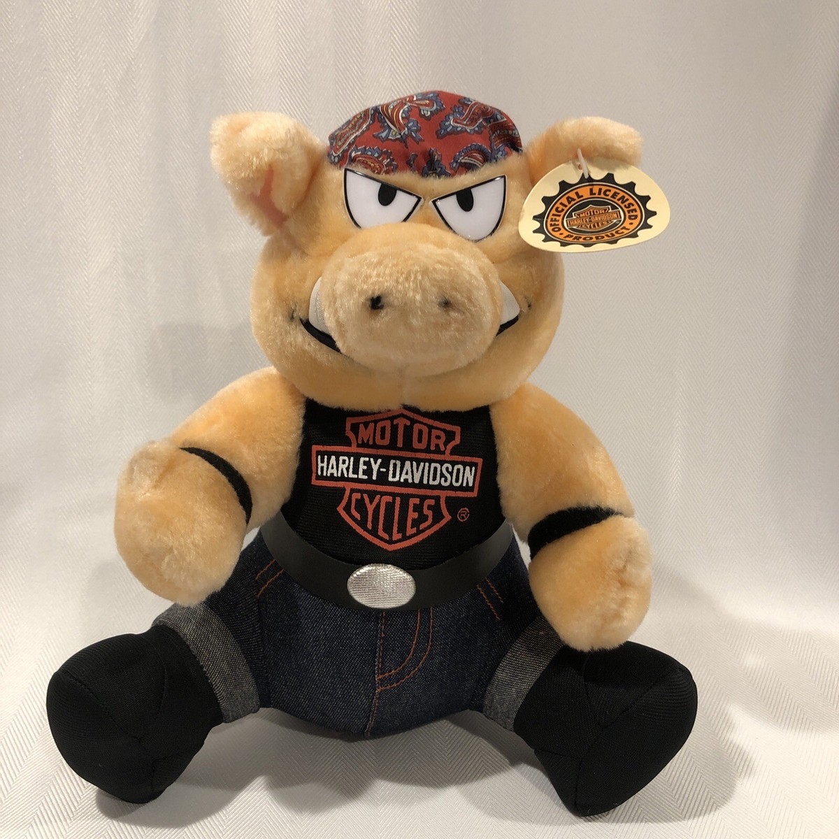 Vintage Harley Davidson Stuffed Pigs Harley Davidson Gear ! 🔥 🏍