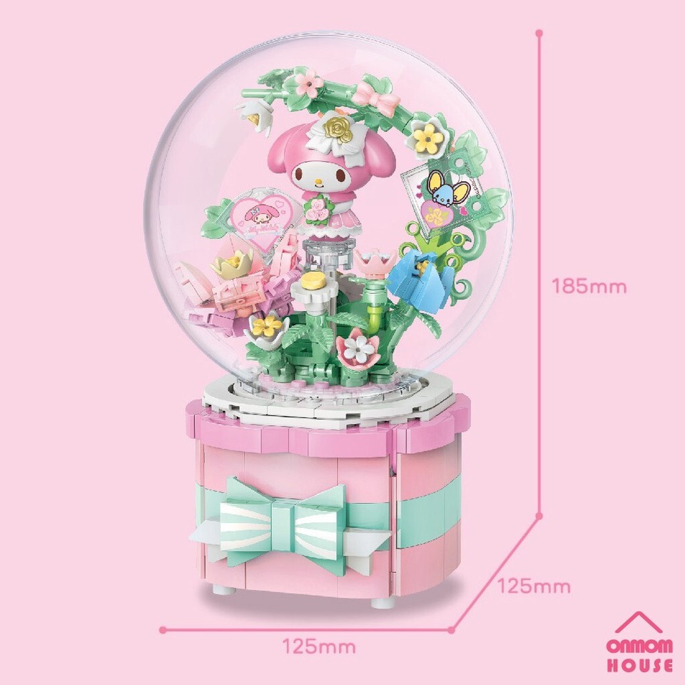 Sanrio Characters My Melody Block Sweet Flower Orgel Music Box | eBay