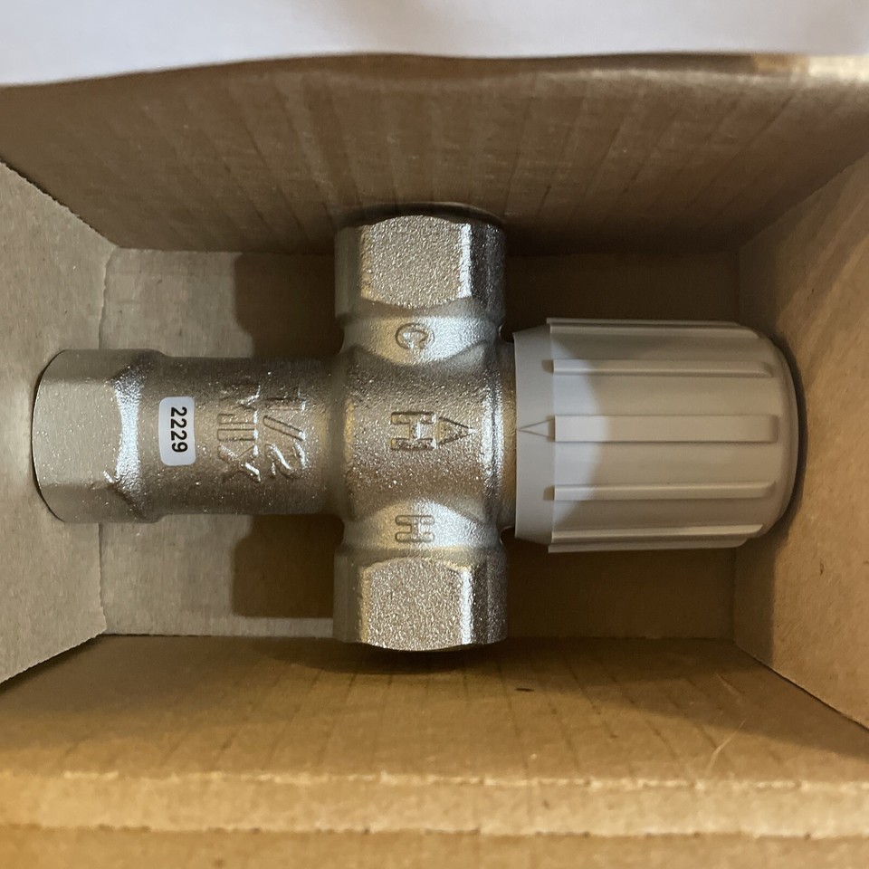 resideo Braukmann AM100-1LF 1/2" Mixing Valve LF 70-145 Series AM-1 ...