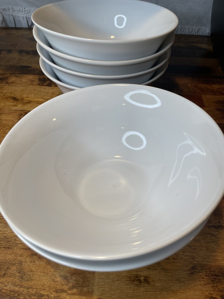 Revol France Saladier Lyonnais Porcelain Set Of 6 Pasta Salad Soup ...