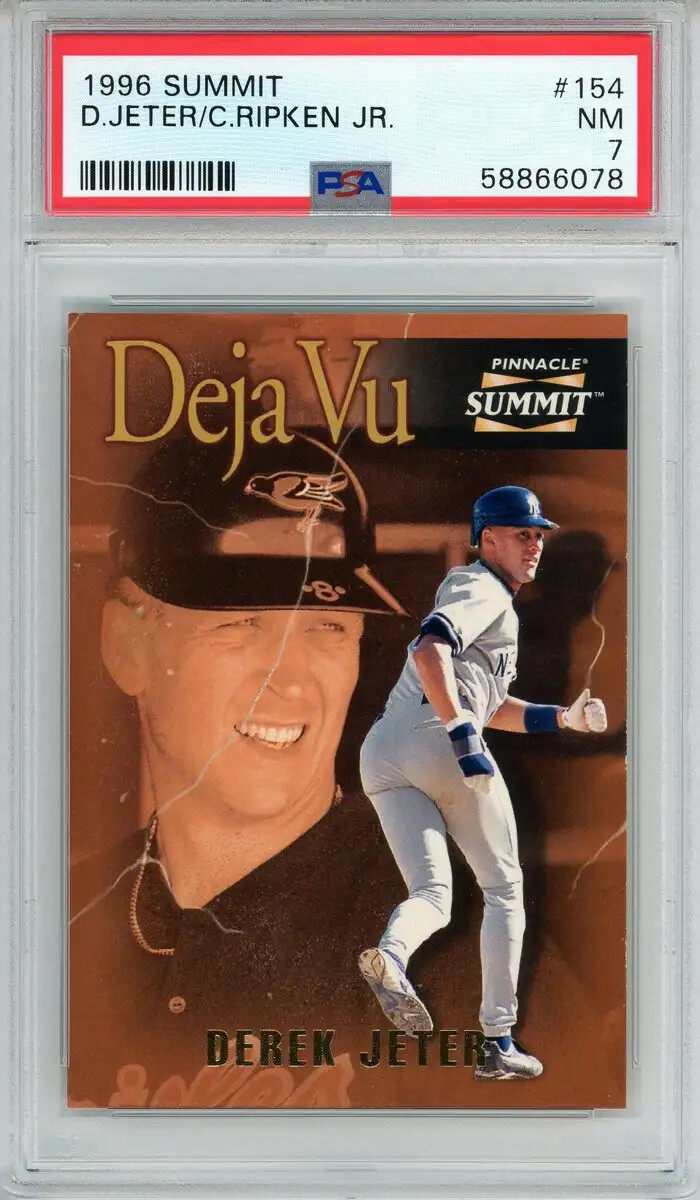 1996 Pinnacle Summit - Deja Vu Derek Jeter, Cal Ripken #154 for sale ...