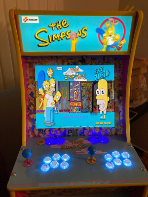 Arcade Button Inserts Stickers The Simpsons arcade1up mod A "Right" 1up ...