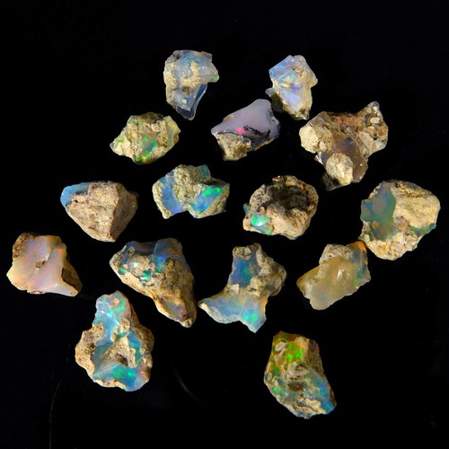 63.90Cts. Naturel non Traité Éthiopien Opale en Gros Lot Libre Pierre ...