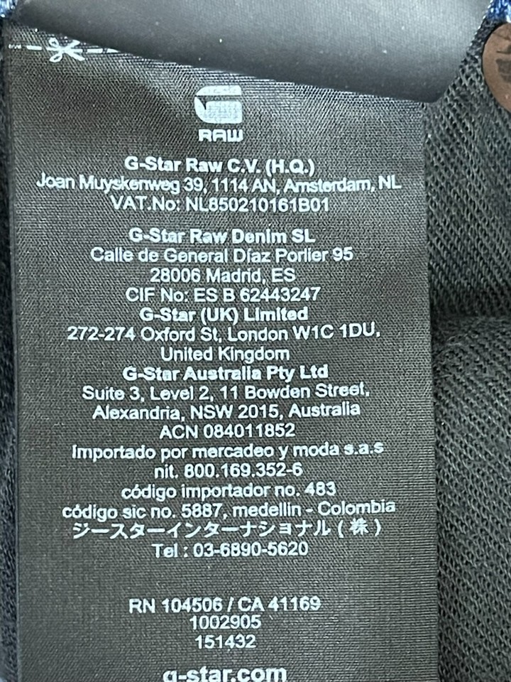 G-Strar Raw Jeans Adult 30x32 Blue Lancet Skinny Logo Mid Rise Pocket ...