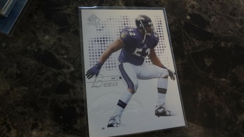 2002 SP AUTHENTIC #23 RAY LEWIS FOOTBALL CARD | eBay