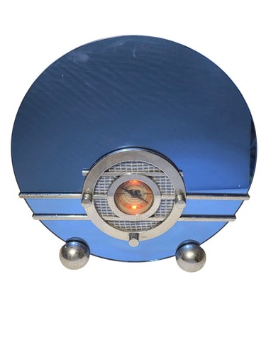 VINTAGE THOMAS MUSEUM SERIES TPC-109 MIRRORED AM/FM RADIO CASSETTE ...