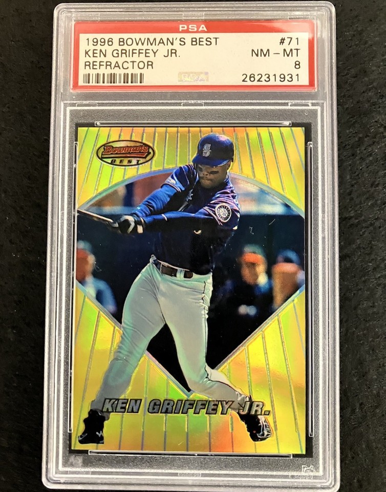 1996 Bowman's Best - Ken Griffey Jr #71 Refractor (POP 21) PSA 8 | eBay