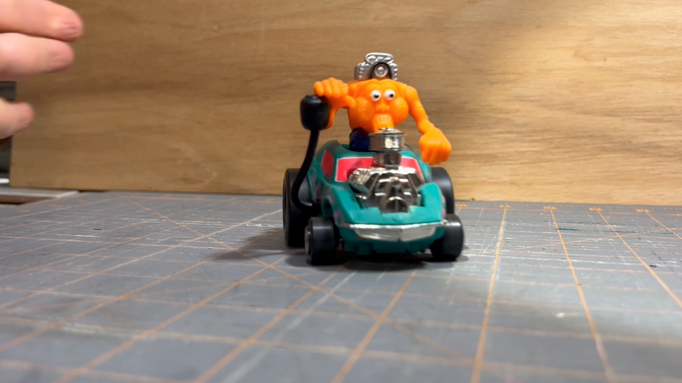 Gearhead in his Beach Bomber Rat Fink Rad Rods Figure Kenner Ed Roth ...