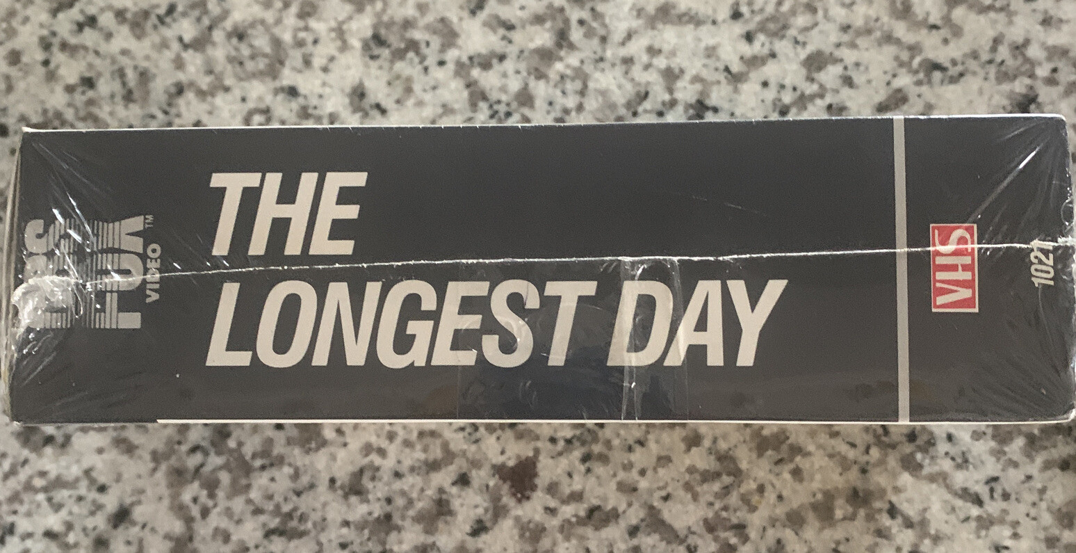 RARE. The Longest Day (VHS, 2 Tape Set 1986) New Factory Sealed ...