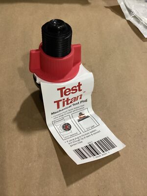 1 1/2 Test Titan Test Plug #617I126-CI | eBay