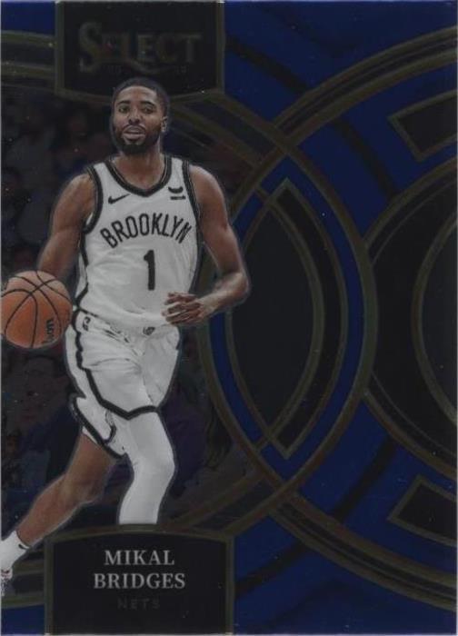 2023-24 Panini Select - Premier Level Mikal Bridges #167 Blue for sale ...