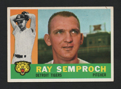 1960 Topps Baseball Card #286 Ray Semproch – Detroit Tigers | eBay