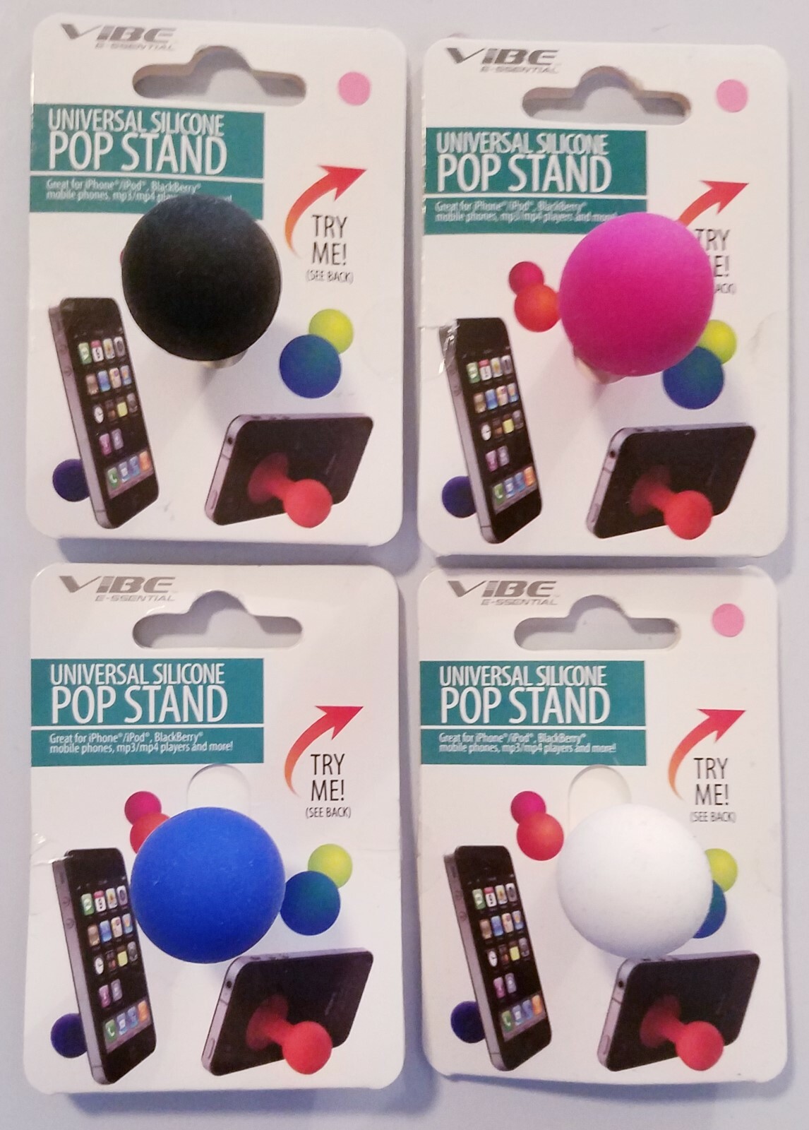 Phone Pop Stand Silicone Universal Mobile Cell Android iPhone iPad ...