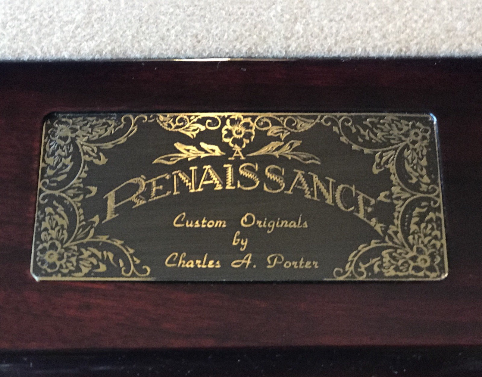 Renaissance Custom Original pool table by Charles A. Porter | eBay