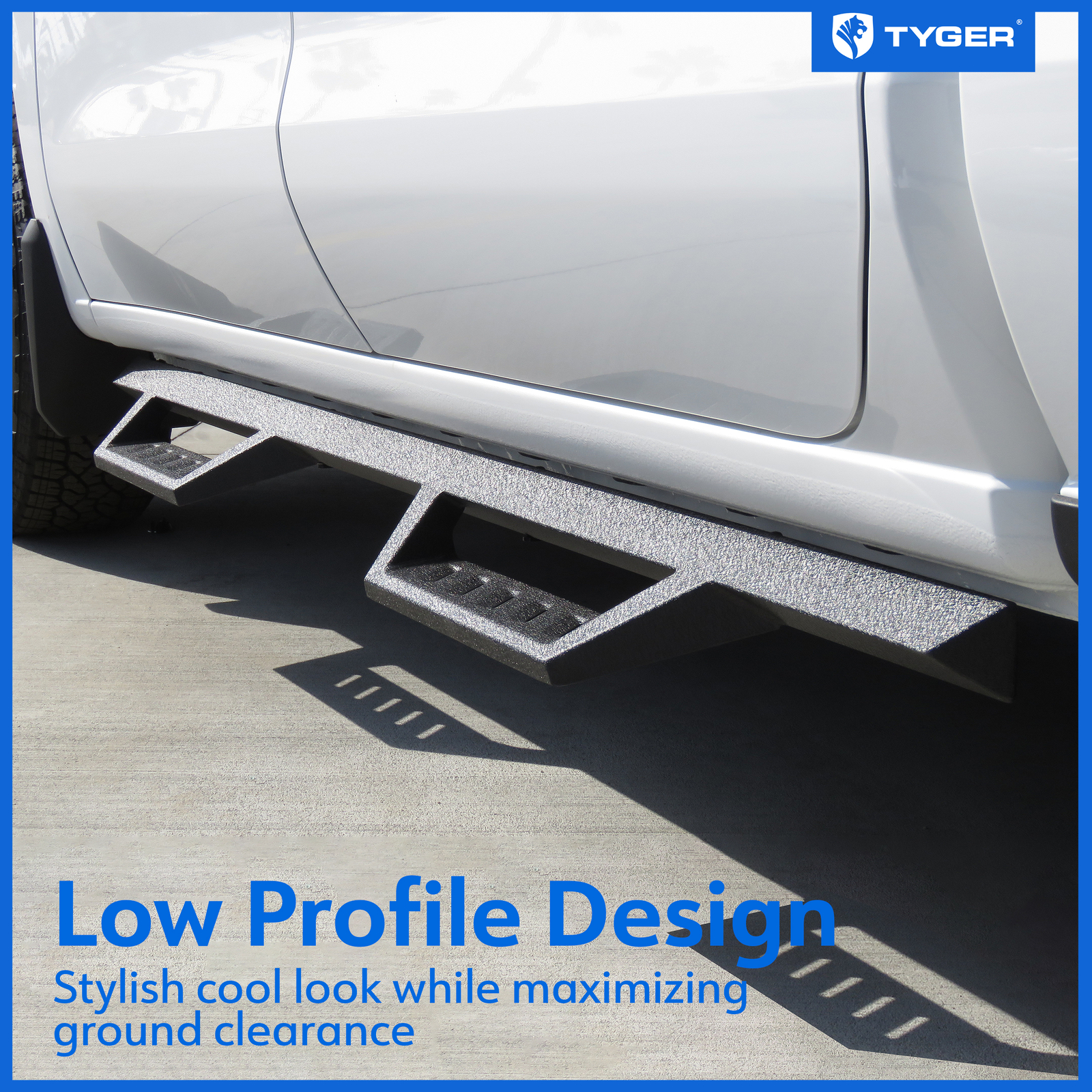 Fit 20-24 Silverado/Sierra Crew Cab TYGER LanderX Running Board | eBay