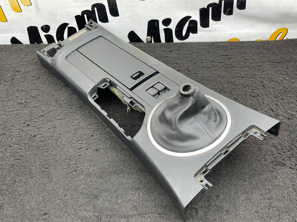 2006 MAZDA MX-5 MIATA CENTER CONSOLE ASSEMBLY WITH SHIFTER LEATHER BOOT ...