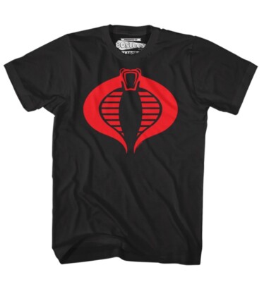 G.I. Joe Cobra Commander Symbol T-Shirt 80s Cartoons Size Small Black ...