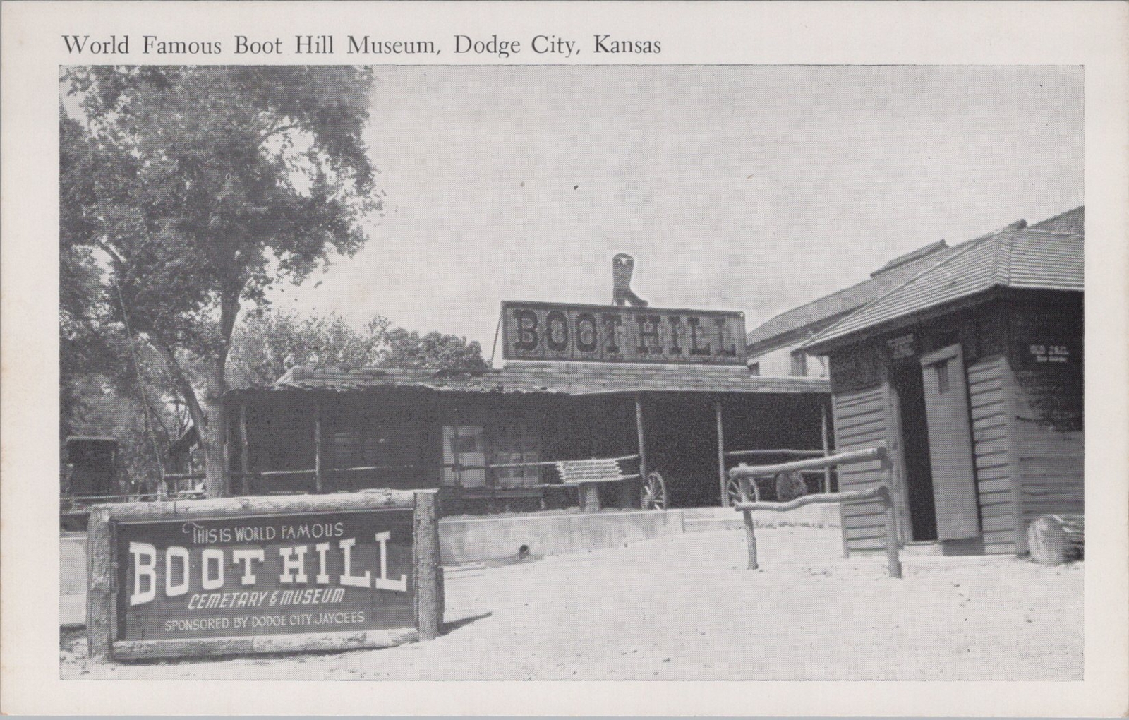 World Famous Boot Hill Museum Dodge City Kansas Unposted Postcard | eBay