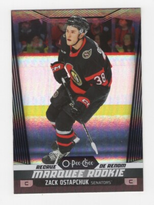 2024-25 O-PEE-CHEE HOCKEY RAINBOW BLACK FOIL 6/100 RC ZACK OSTAPCHUK ...
