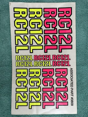 Team Associated RC12L Decals Sticker Set 3809 | eBay