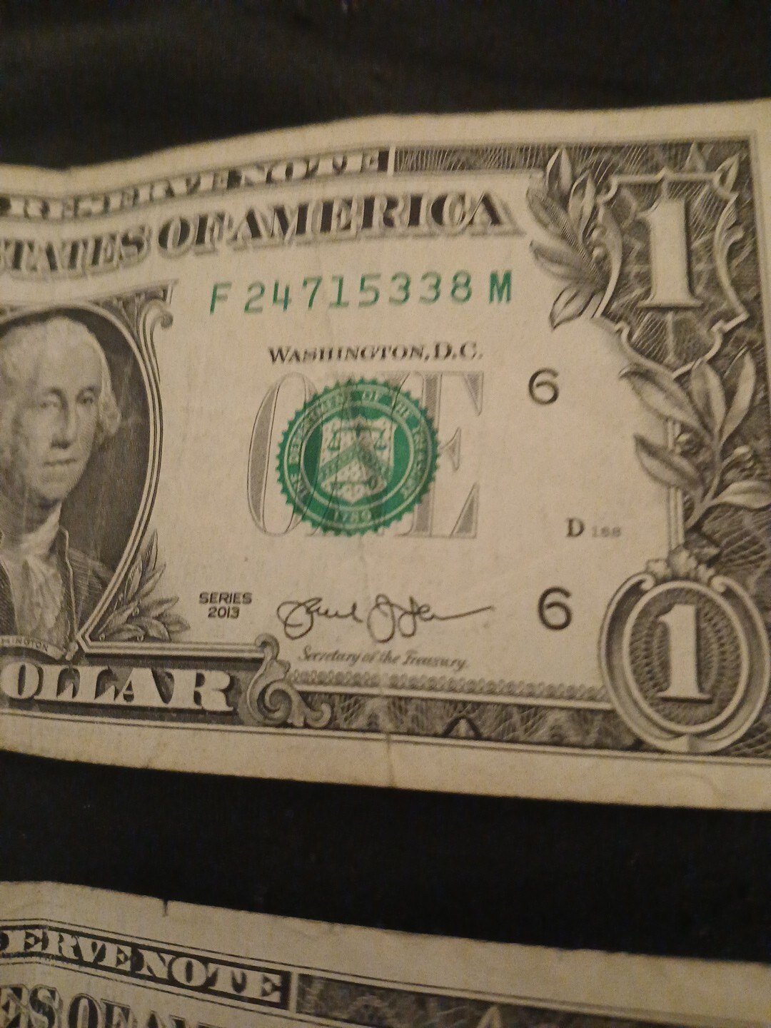 3 2013 B/F Series $1 Dollar Bill /w Star | eBay