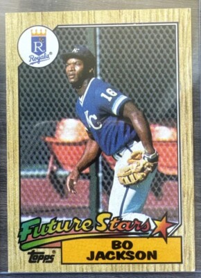 1987 Topps - Future Stars #170 Bo Jackson *ERROR* Rare | eBay