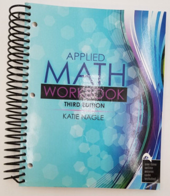 Applied Math Workbook 3rd Ed. With Access Code | eBay