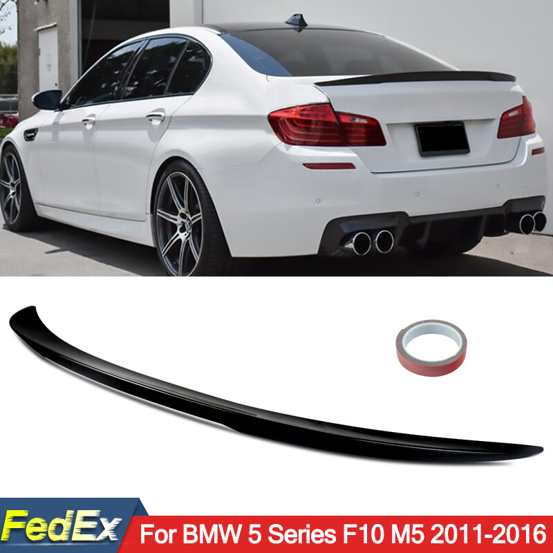For BMW F10 535i 550i M5 2011-2016 Gloss Black Trunk Spoiler Wing Lip ...