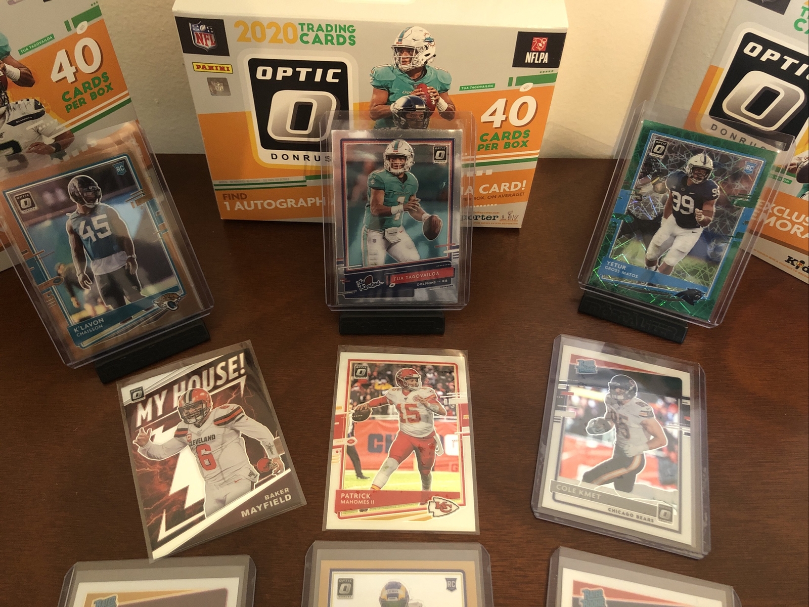 GREAT VALUE! NFL Mystery Pack/Hot Pack/Repack!2020 Donruss Optic ...