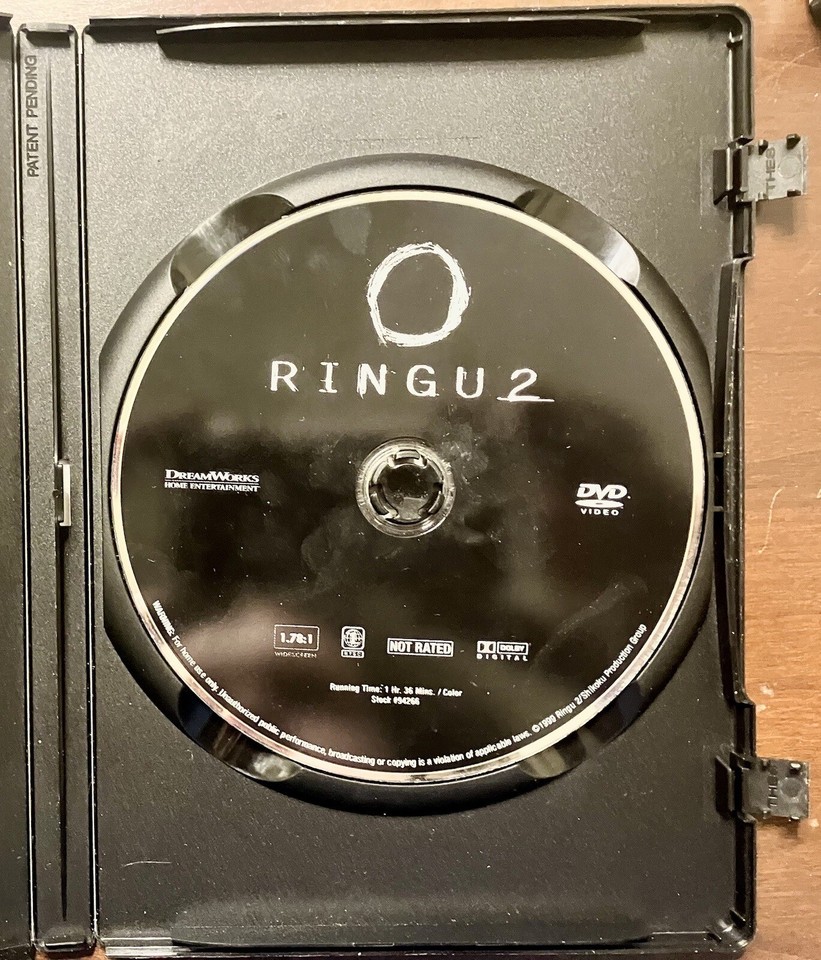 ‘Ringu 2’ DVD 2005 Ring 2 used good The Ring Two Rings Hideo Nakata J ...