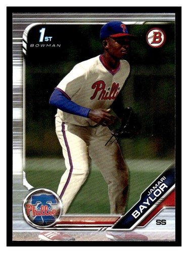 2019 Bowman Draft Jamari Baylor BD-41 Philadelphia Phillies NrMt | eBay