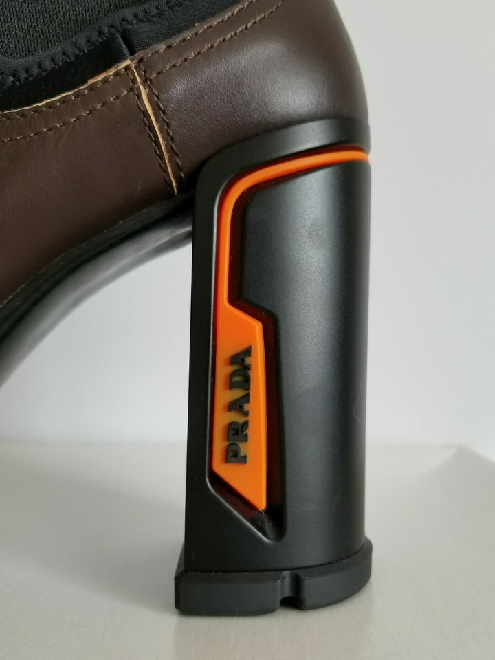 PRAD A FUNKY PLATFORM LACE UP LOGO SNEAKER BOOTS EU 39.5 I LOVE SHOES ...