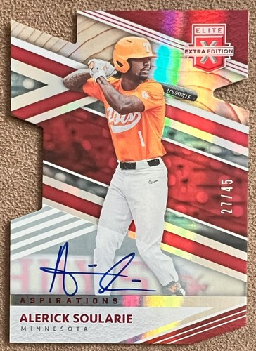 2020 Panini Elite Extra Edition - Alerick Soularie #59 Aspirations Die ...