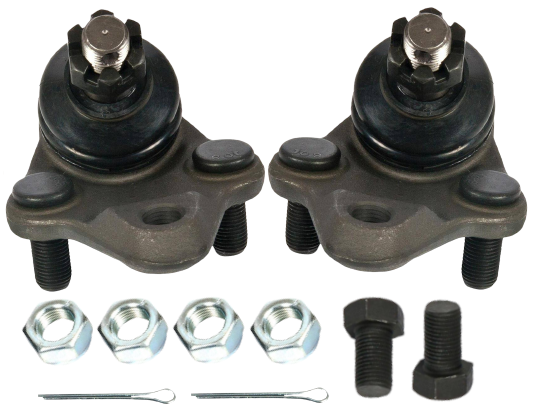 PAIR OF FRONT LOWER BALL JOINTS FOR TOYOTA AVENSIS ACM21R 2AZ-FE 2.4L ...