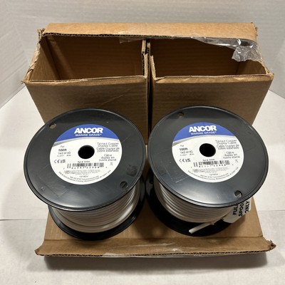 Ancor 121510 Duplex Cable, 14/2 AWG (2 x 2mm2), Flat - 2 Rolls 100ft ...