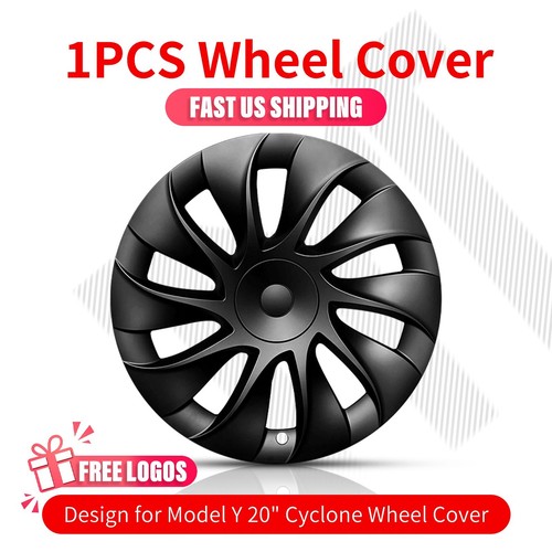 1PCS 20 inch Hubcaps for Tesla Model Y(2020-2024) Cyclone style Wheel ...