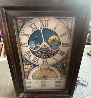 Vintage 1970s Mechtronics Fairfield Planters Wall Clock (parts only) | eBay