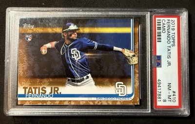 2019 Topps Fernando Tatis Jr Memorial Day Camo /25 PSA 8 #410 | eBay