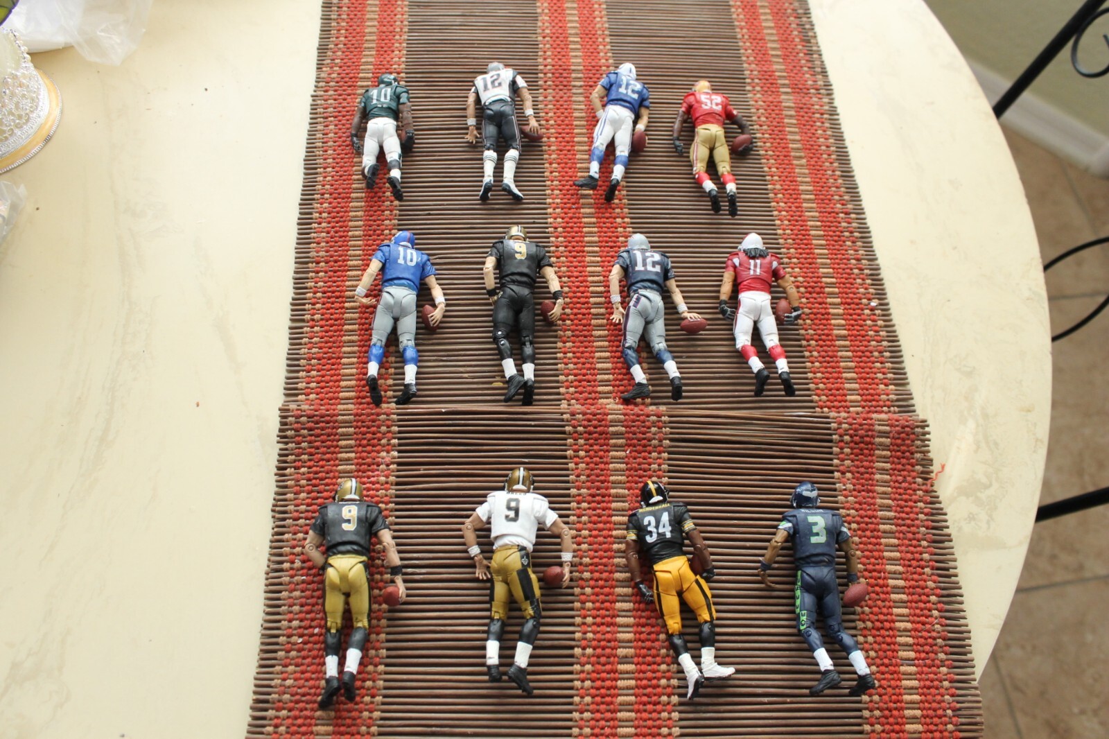 NFL PLAYMAKERS (LOOSE): BRADY, BREES, FITZ, ELI, LUCK, WOODSON, WILSON ...