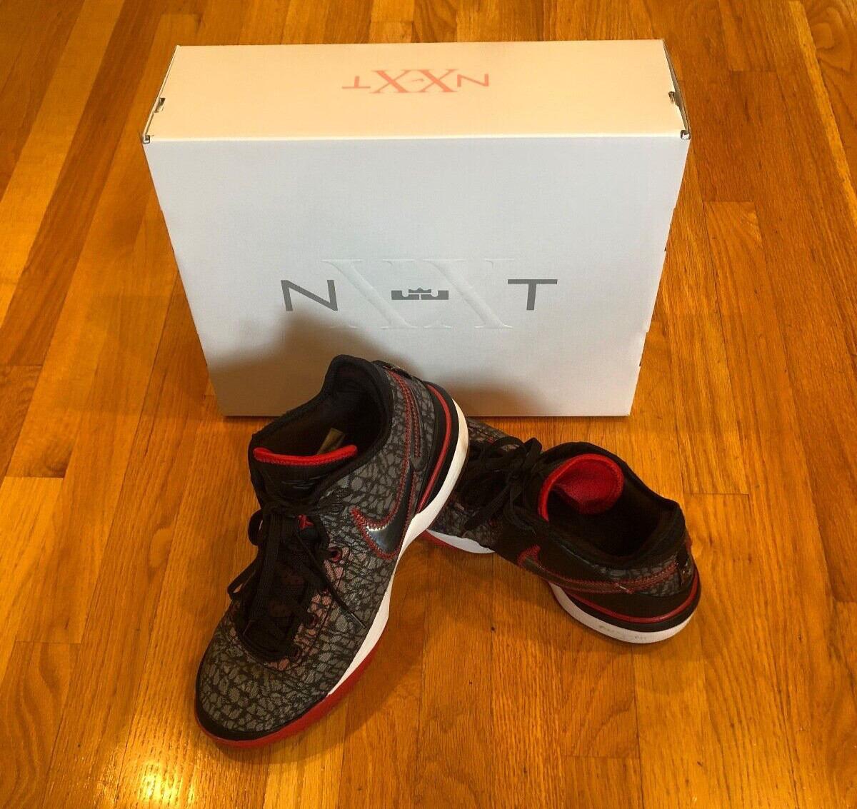 Nike Zoom LeBron NXXT Gen Red/Black Mens Basketball S… - Gem