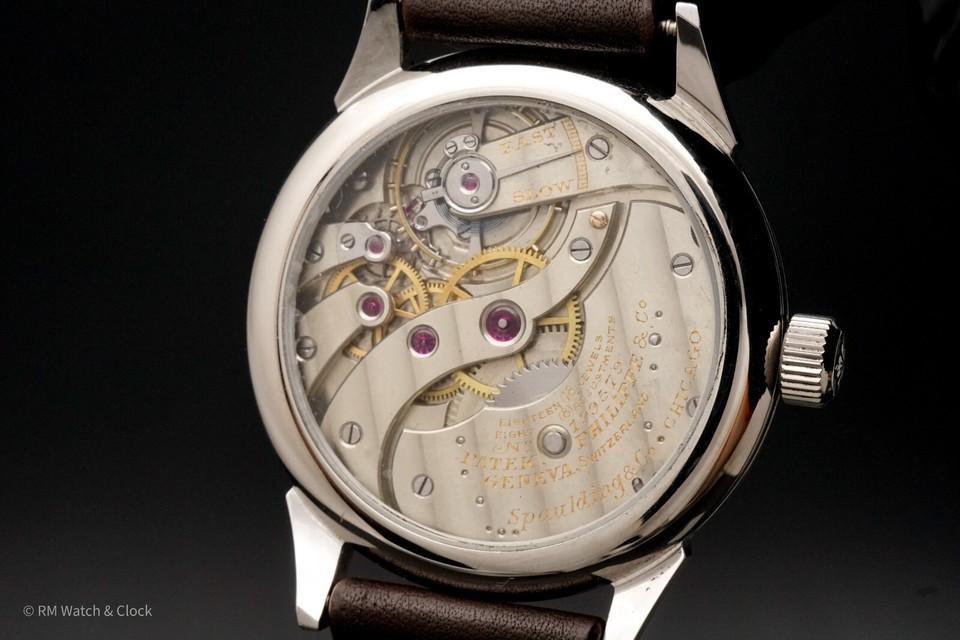 Custom Patek Philippe Conversion Wristwatch w/ Beautiful Lighthouse ...