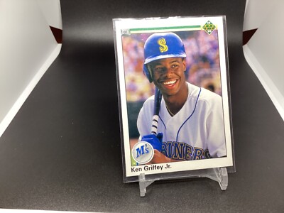 1990 Upper Deck Error Card Ken Griffey Jr. #156 RARE SPELLING ERROR ...