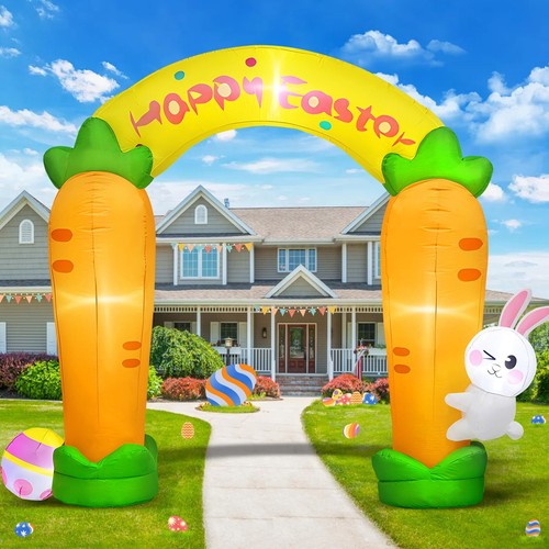 9FT Long Easter Inflatables Archway Outdoor Decorations, Easter ...