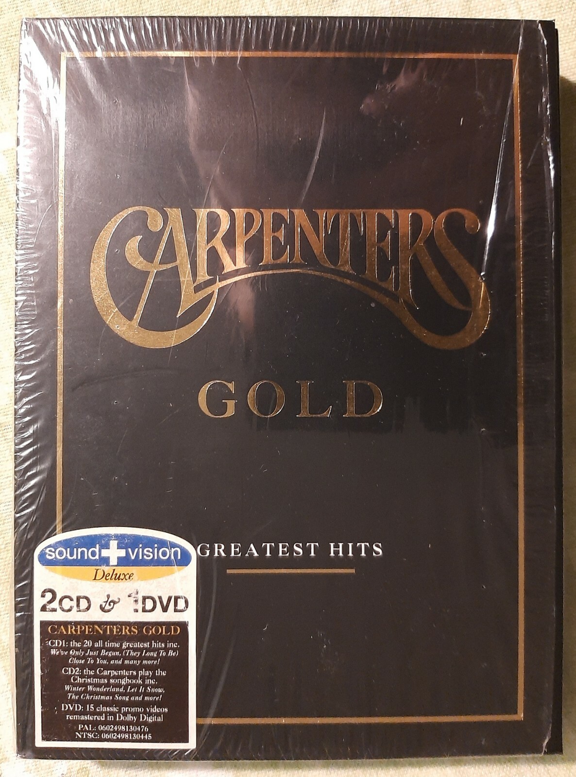 CARPENTERS GOLD (GREATEST HITS + Christmas Album - Rare!) 2CD+DVD ...