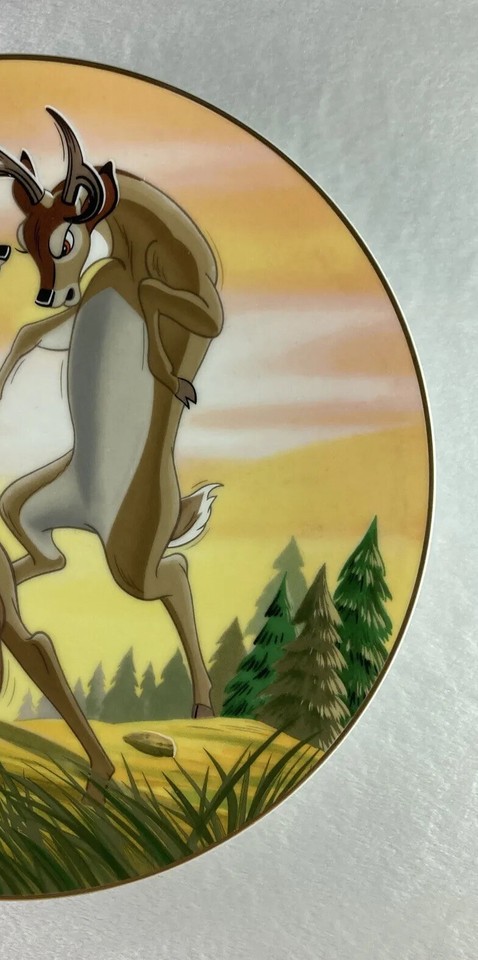 THE CHALLENGE Plate Disney's Bambi The Disney Collection First Edition ...