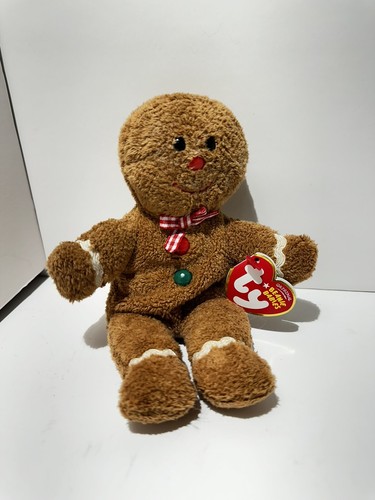 Ty Beanie Baby -HANSEL the GINGERBREAD MAN 7.5 Inch Rare MWMTS STUFFED ...