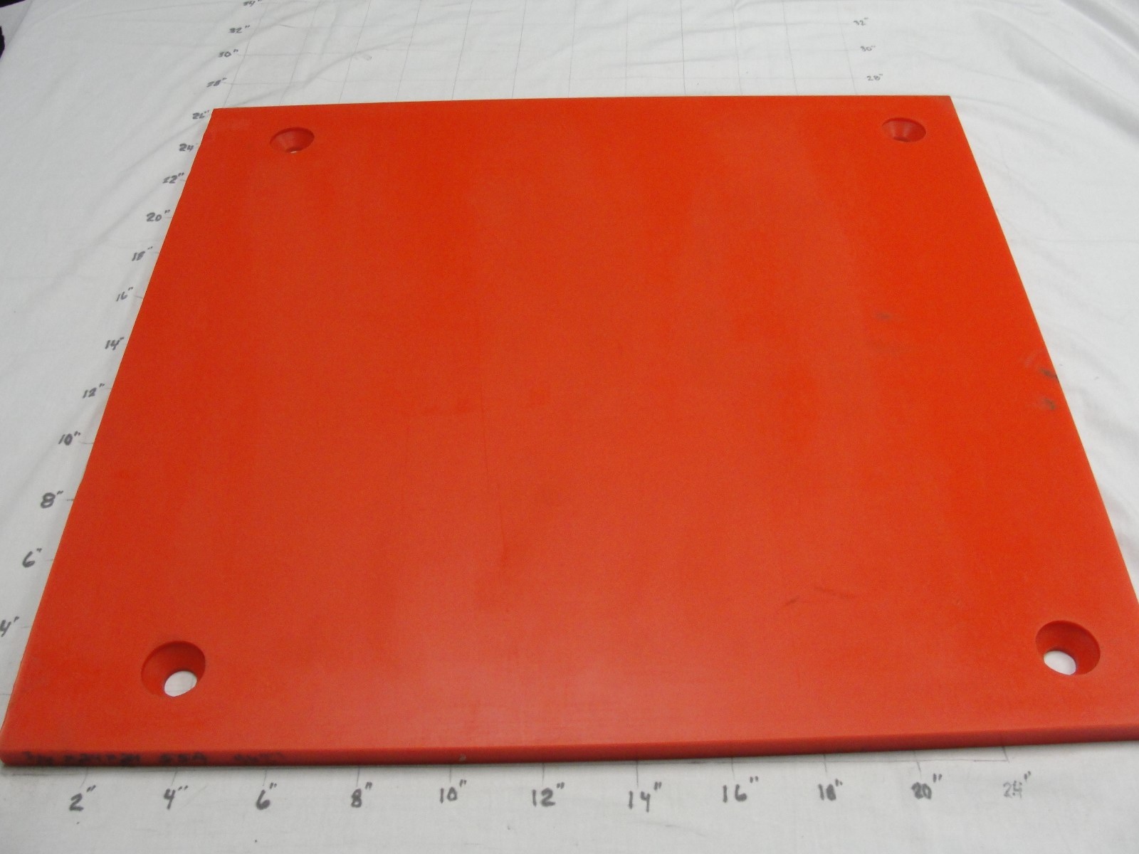 Polyurethane/Urethane Sheet 3/4" x 24" x 24" 55 Duro A RED #4687 | eBay